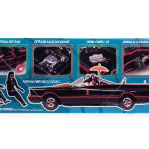 Polar Lights 1966 Batmobile w/Catwoman & Penguin Figures 1:25 Scale Model Kit