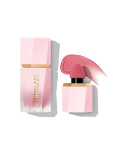 sheglam color bloom liquid blush makeup for cheeks matte finish - love cake