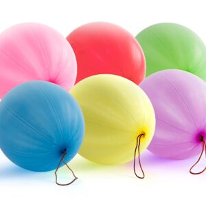 150-Pack Neon Punch Balloons I Punch Balloons Party Favors for Kids I Heavy Duty Punching Balloons with Rubber Bands I Punching Balloons for Kids I Birthday Decorations Party Balloons Kids Outdoor Toy