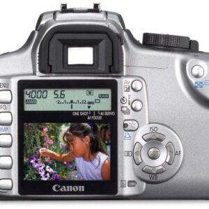 Canon Digital Rebel XT DSLR Camera with EF-S 18-55mm f/3.5-5.6 Lens (Silver-OLD MODEL) (Renewed)