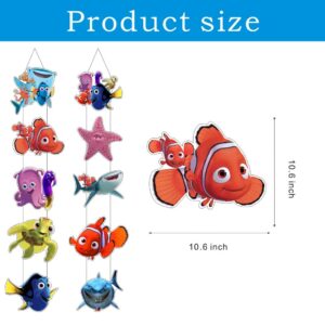 Finding Nemo Porch Sign Door Hanging Banner, Finding Dory Birthday Party Supplies for Finding Nemo Party Decorations