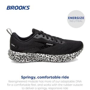 Brooks Women’s Revel 6 Neutral Running Shoe - White/Black/Alloy - 9.5 Medium