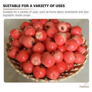 Ipetboom 30pcs Artificial Apple Fruit Simulated Apples Model DIY Supply Teaching Tool Lifelike Apples Prop Faux Apples Prop Backdrop Supply Small Apples Prop Photo Prop Soft Fake Apple Foam