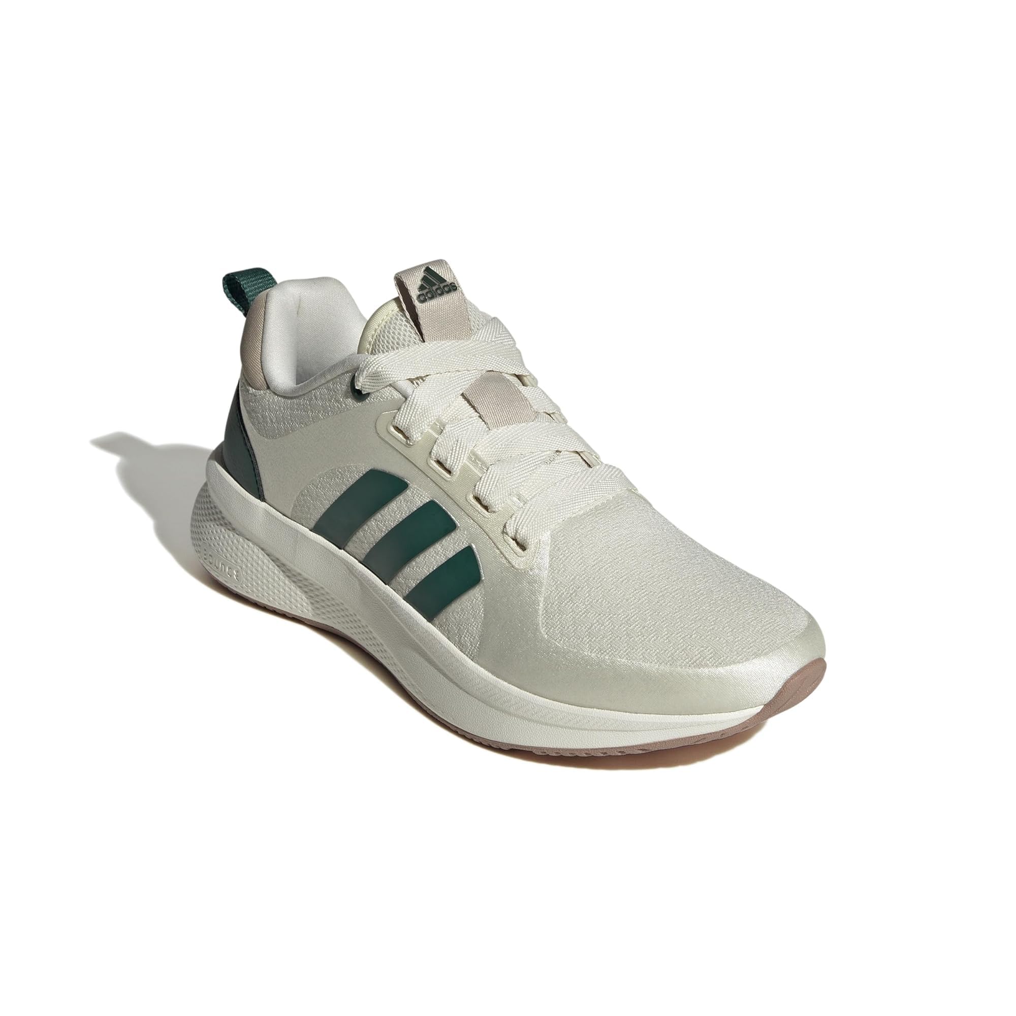 adidas Women's Edge Lux 6 Sneaker, Off White/Collegiate Green/Wonder Beige, 8.5