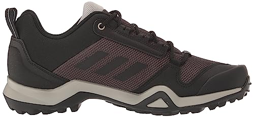 adidas Women's Terrex AX3 Sneaker, DGH Solid Grey/Core Black/Purple Tint, 8