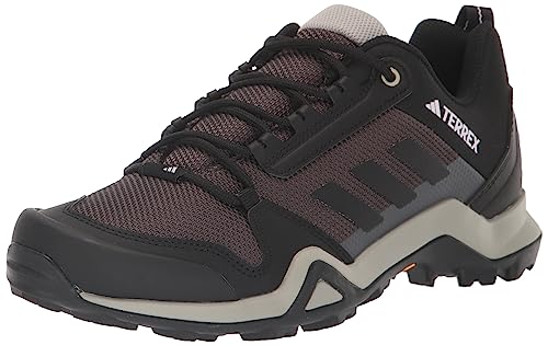 adidas Women's Terrex AX3 Sneaker, DGH Solid Grey/Core Black/Purple Tint, 8