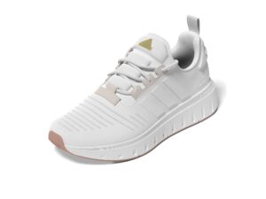 adidas womens swift run23 white/white/gold metallic 7.5