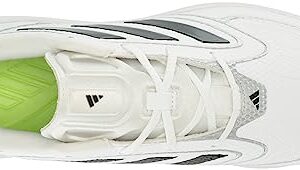 adidas Women's Adizero Purehustle 3 Elite Sneaker, White/Black/Silver Metallic, 11.5