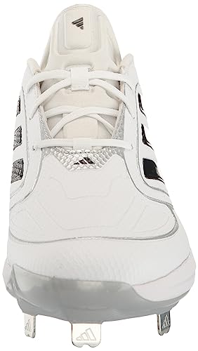 adidas Women's Adizero Purehustle 3 Elite Sneaker, White/Black/Silver Metallic, 11.5