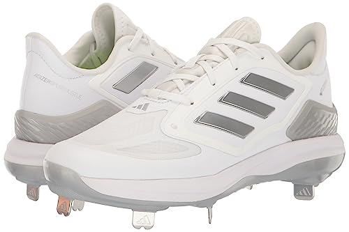 adidas womens Adizero Purehustle 3 Elite White/Silver Metallic/Silver Metallic 9