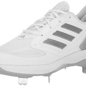 adidas womens Adizero Purehustle 3 Elite White/Silver Metallic/Silver Metallic 9