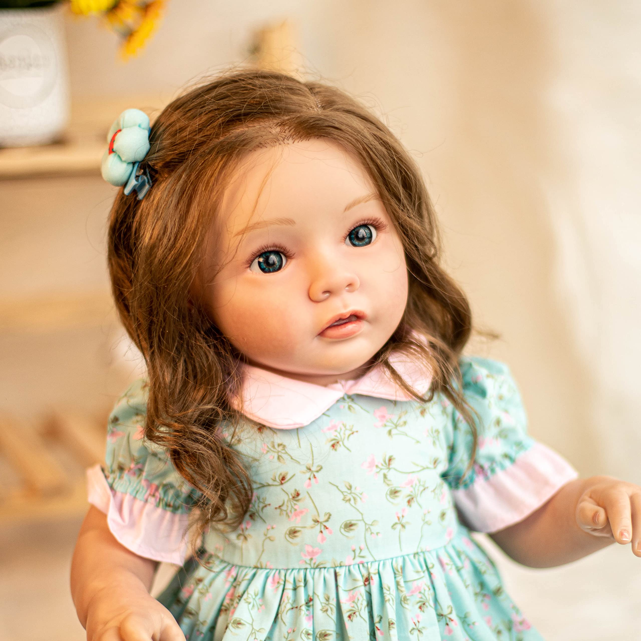 BABESIDE Realistic 20" Newborn Baby Doll - Lifelike 3-6 Months Girl, Soft Body for Ages 3+