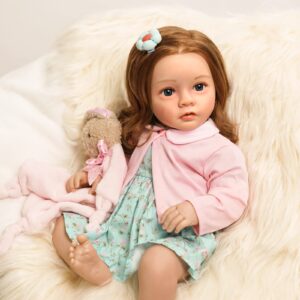 BABESIDE Realistic 20" Newborn Baby Doll - Lifelike 3-6 Months Girl, Soft Body for Ages 3+