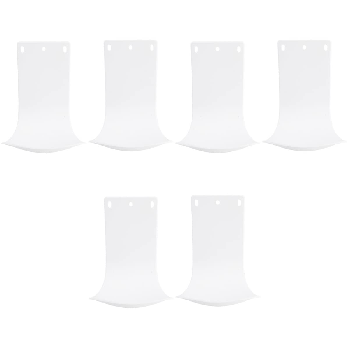 STOBAZA 6 Pcs Plastic Water Tray Soap Catch Tray Soap Dispenser Droplet Tray Foaming Dispenser Trays Drip Tray Kitchen Decor Foam Soap Dispenser Tray Soap Holder Automatic Abs White