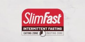 SlimFast Intermittent Fasting- Complete Meal Protein Bars, Vanilla Almond Crunch, 5 Bars (Pack of 1)