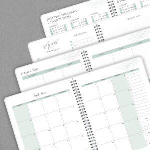 Calendar Planner 2023-2025,Simple Monthly Planner 7" x 9" PVC Cover Flexible Binding With Goals To Do List, Easily Organizes Your Tasks To Boost Productivity - Runs fromJuly 2023 - June 2025