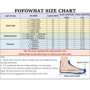 FOFOWHAT Dance Shoes for Women Training Competition Dance Cheer Sneakers Athletic Performance Tennis Walking Shoes White Size 5.5 Female