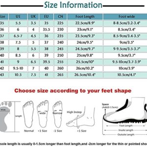 Lausiuoe Womens Shoes with Arch Support Dressy,Womens Walking Shoes Lightweight Running Shoes Women’s Tennis Shoes Non Slip Breathable Mesh Air Cushion Sneakers for Gym Workout Sports Black