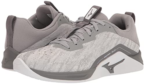 Mizuno TS-01 Women's Cross Trainer, Grey-White, 6.5