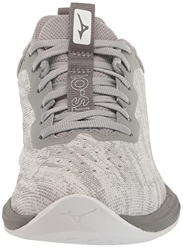 Mizuno TS-01 Women's Cross Trainer, Grey-White, 6.5