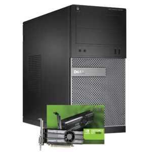 dell optiplex 3020 tower computer | quad core intel i5 (3.20ghz) | geforce gt 1030 (2gb) gpu | 16gb ddr3 ram | 256gb ssd solid state + 1tb hdd | 5g-wifi + bluetooth | windows 10 pro (renewed)