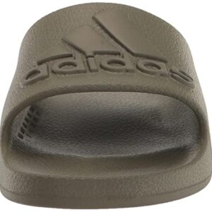 adidas unisex-adult Adilette Aqua Olive Strata/Olive Strata/Olive Strata 12