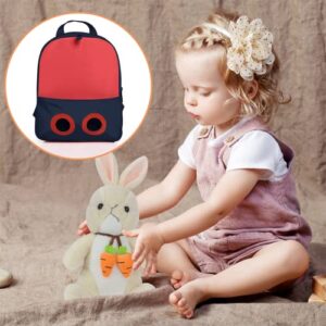 Voici et Voila Toddler Backpack Girls Sttuffed Animal Backpack Kids Preschool Backpack Kawaii Bunny Toys Preschool Cute Backpack Small Cartoon Bag for Kids 3-5 Years Old for Boys Girls