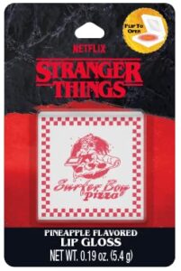 stranger things surfer boy pizza lip gloss