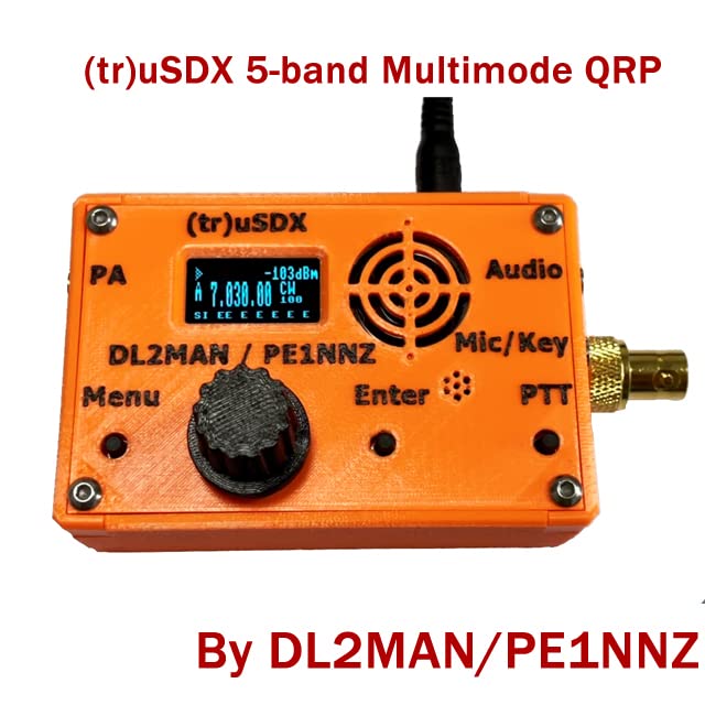 tr usdx transceiver 5-Band usdx Multimode QRP Assembled with case by PE1NNZ and DL2MAN