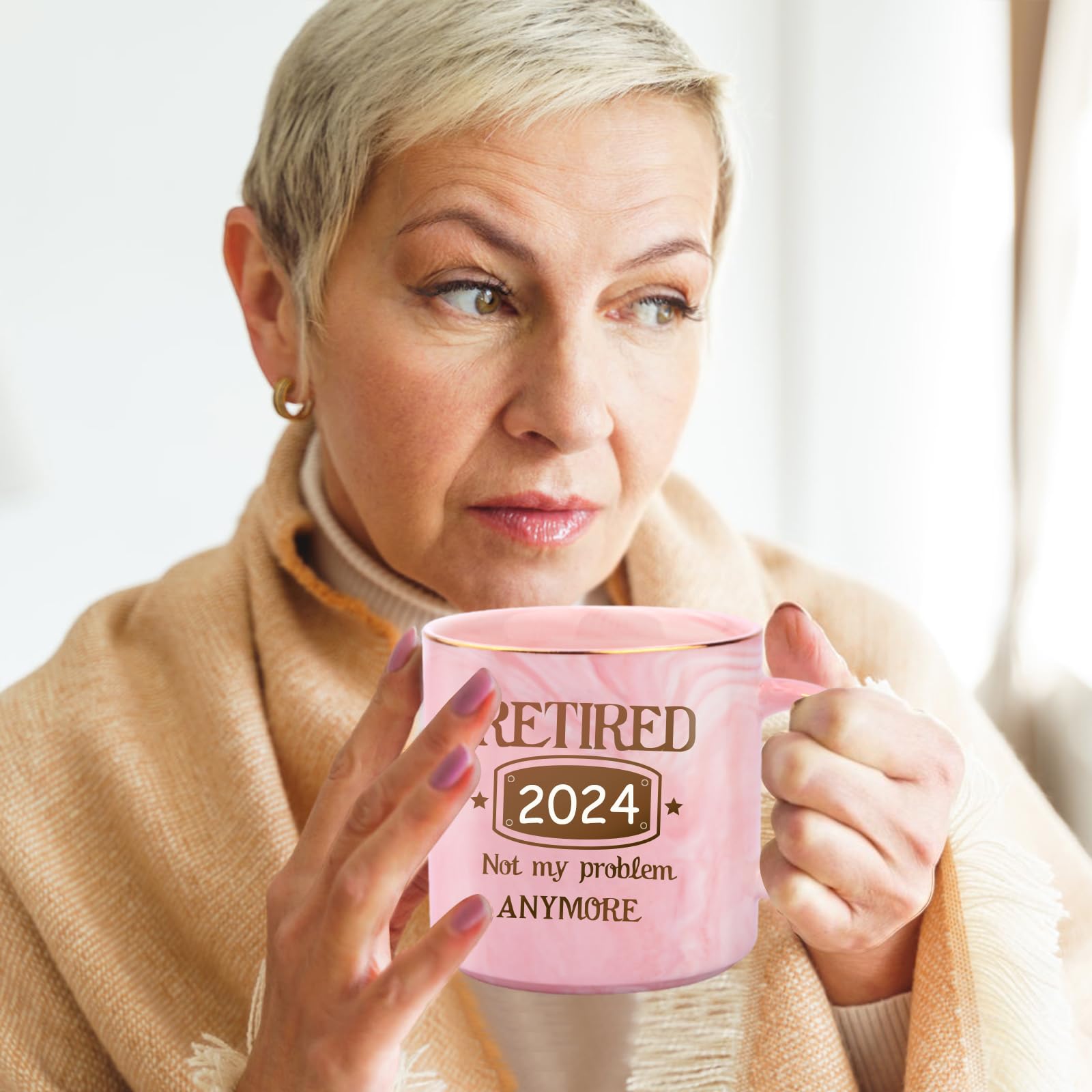 Retirement Gifts for Women,2023 Funny Christmas Retiring Gifts for Coworker Happy Retirement Coffee Mug for Retired Best Friends Farewell Goodbye Gift for Female Boss Teacher Nurse Retiree Mom Grandma