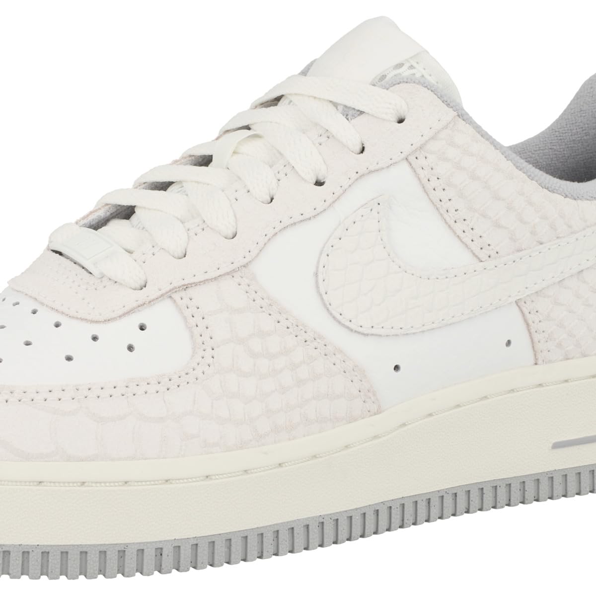 Nike Womens W Air Force 1 DX2678 100 "White Python - Size 7.5W