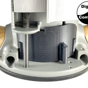 DigitalContrast Dust Port, fits Bosch 1617EVS Fixed Base RA1161 Router, to 2.5" flex hose