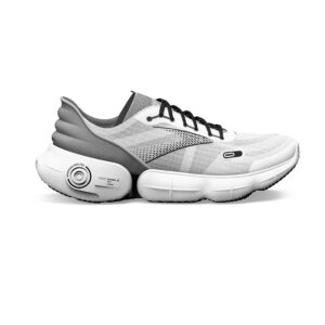 Brooks Women's Aurora Neutral Running Shoe - White/Alloy/Black - 7.5 Medium