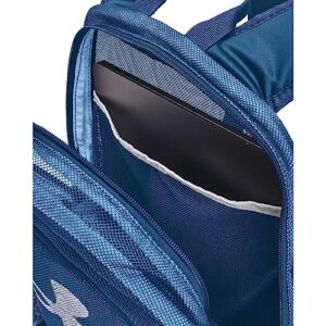 Under Armour unisex-adult Hustle Mesh Backpack, (426) Varsity Blue/Varsity Blue/White, One Size Fits Most