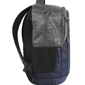 NAUTICA Armada Laptop Backpack, Grey/Navy, One Size