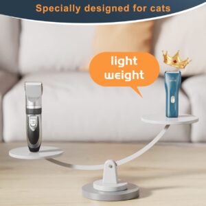 oneisall Pet Clipper for Cat Matted Hair, Pet Shaver for Cats Quiet Pet Hair Clippers Cordless Cat Clippers for Matted Hair Cat Clippers for Long Hair(Standard Blade)…