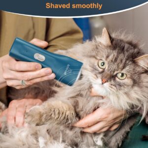 oneisall Pet Clipper for Cat Matted Hair, Pet Shaver for Cats Quiet Pet Hair Clippers Cordless Cat Clippers for Matted Hair Cat Clippers for Long Hair(Standard Blade)…