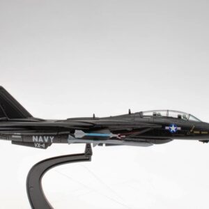 OPO 10 - 1/100 Military Fighter Plane Compatible with F-14A Tomcat US Navy VX-4 Vandy 1 1985 - with Fold Out Airplane Wings - CP35