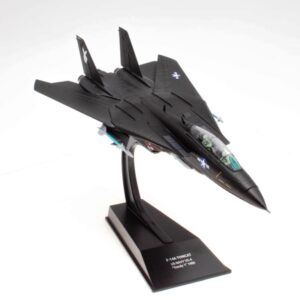 OPO 10 - 1/100 Military Fighter Plane Compatible with F-14A Tomcat US Navy VX-4 Vandy 1 1985 - with Fold Out Airplane Wings - CP35