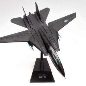 OPO 10 - 1/100 Military Fighter Plane Compatible with F-14A Tomcat US Navy VX-4 Vandy 1 1985 - with Fold Out Airplane Wings - CP35