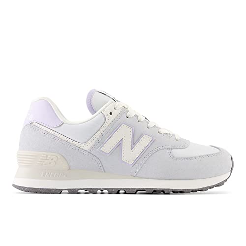 New Balance Women's 574 V2 Daydream Sneaker, Granite/Bright Lavender/Quartz Grey, 8