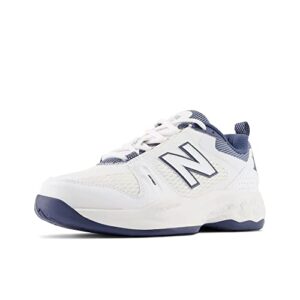 new balance women's fresh foam x 1007 v1 tennis shoe, white/sea salt, 9.5