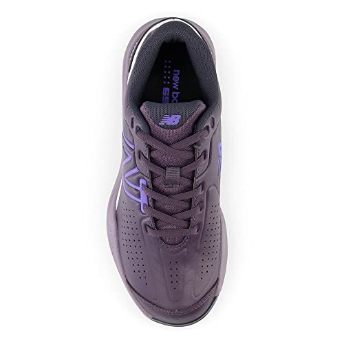 New Balance Women's 696 V5 Hard Court Tennis Shoe, Interstellar/Purple, 8.5