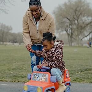 Bluey 6V Ride On Car for Toddlers - Interactive Electric Car for Kids with Sound Effects & Music, Riding Toy for Boys & Girls, Includes 6V Rechargeable Battery & Charger