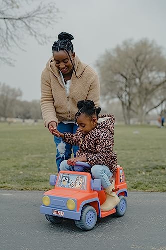 Bluey 6V Ride On Car for Toddlers - Interactive Electric Car for Kids with Sound Effects & Music, Riding Toy for Boys & Girls, Includes 6V Rechargeable Battery & Charger