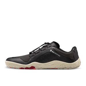 vivobarefoot women's low-top, black, 8 us