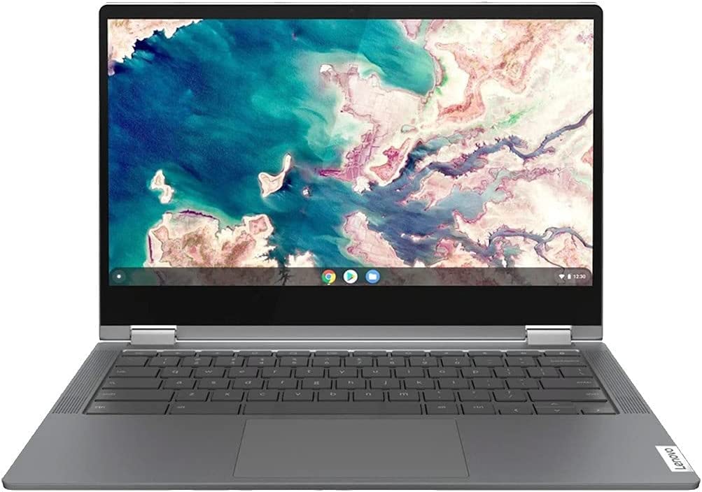 Lenovo 2022 Flex 5 13.3" FHD IPS Touchscreen 2-in-1 Chromebook Laptop 10th Gen 2-Core Intel i3-10110U 4GB DDR4 64GB NVMe SSD UHD Graphics USB-C Wi-Fi 6 Backlit Keyboard w/RE 32GB USB Drive