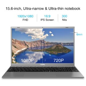 2023 Windows 11 Laptop, 15.6 inch 1920x1080 IPS Display, Coolby 12GB DDR4 RAM / 512GB SSD Laptop Computers, Intel N4120 Quad-Core Processor Notebook PC, Support 2.4G/5G Hz WiFi, BT, Full Size Keyboard