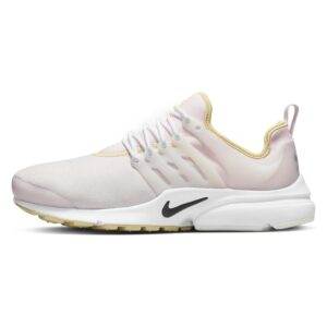 nike women's air presto running shoes, light soft pink/summit white/lemon wash/dark smoke grey, 7 us