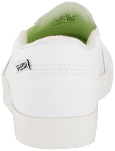 Puma Golf Women's Tustin Fusion Slip-ON Golf Shoe, Puma White-Puma White, 8